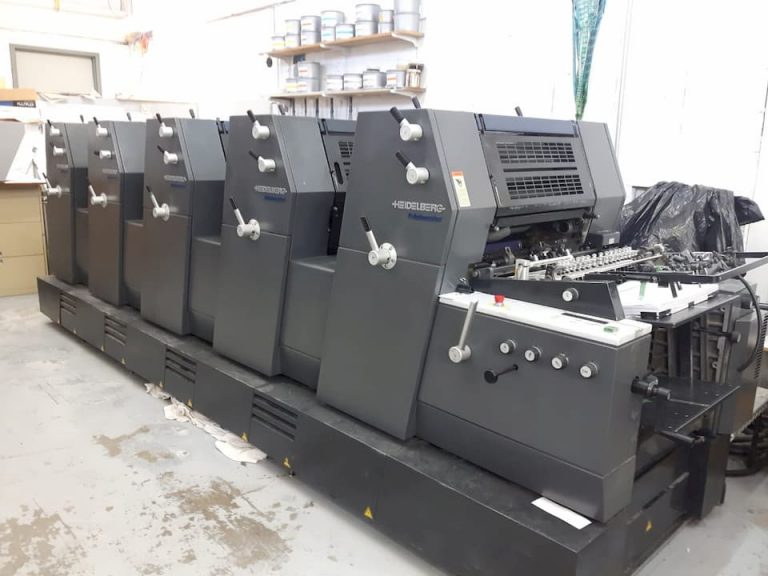 Presse à imprimer offset Heidelberg modèle GTO 5 couleurs - MGM Canada
